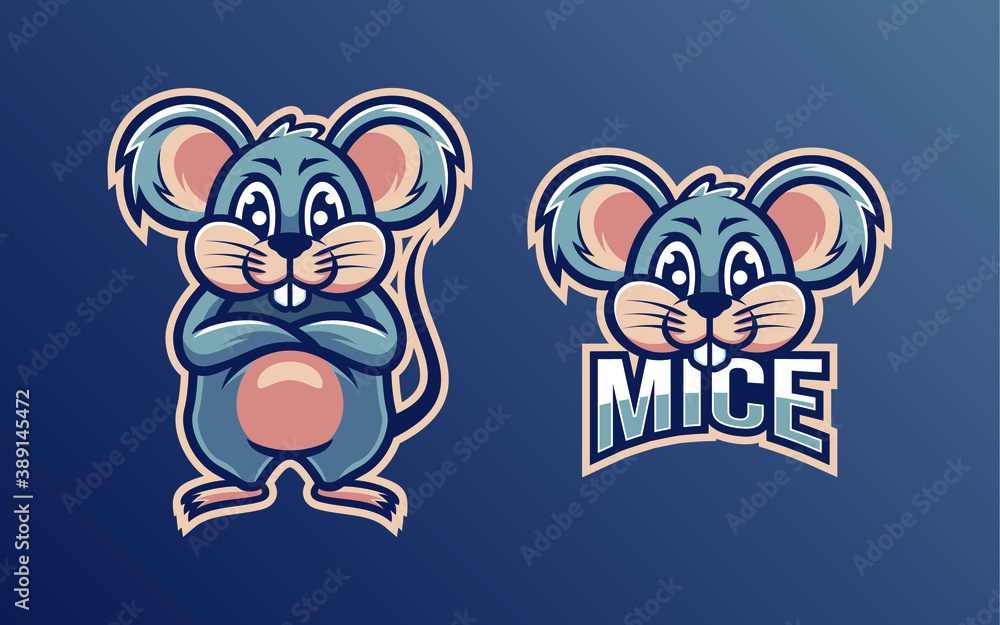 mouse cartoon illustration Stock Vector | Adobe Stock