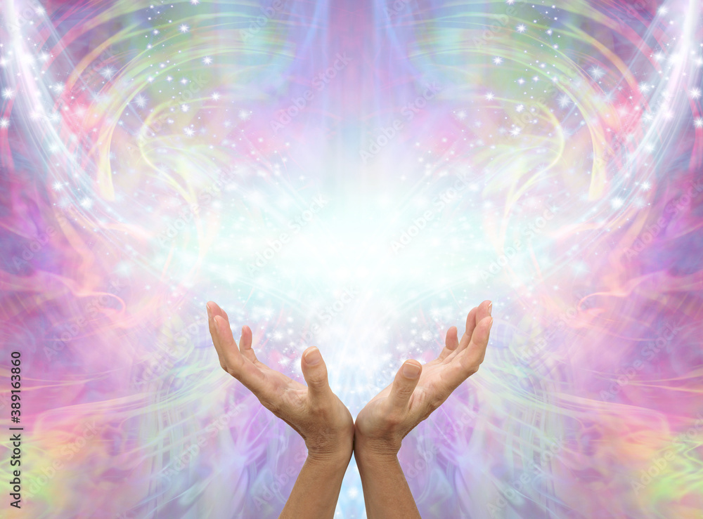 Sending you Distant Healing Assisted by Angels - female cupped hands ...