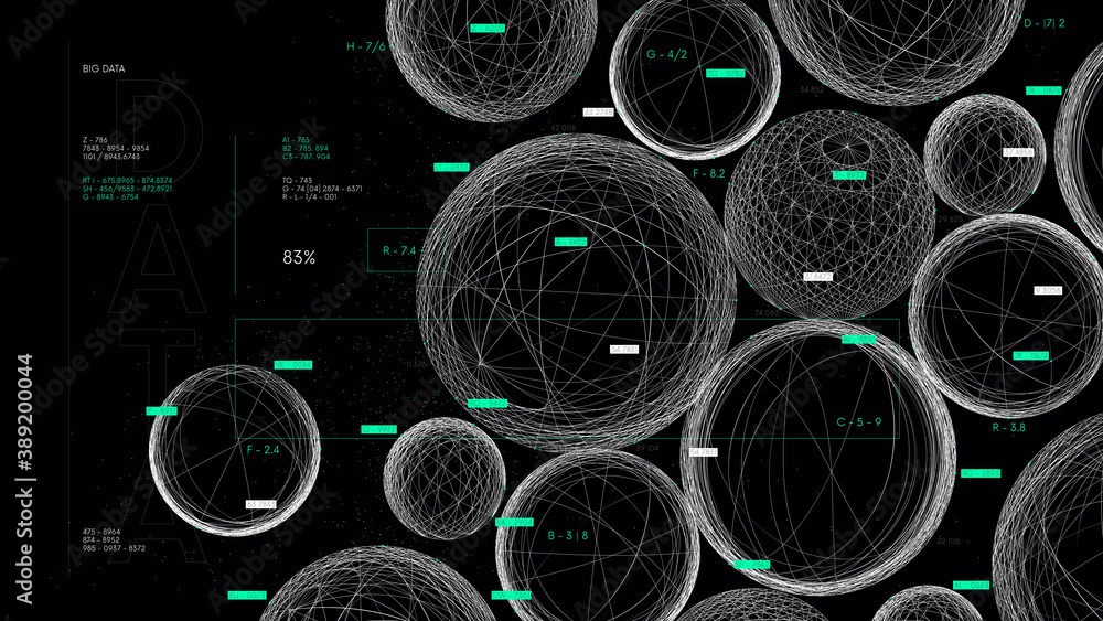 Visualization of information databases, analysis and processing of data ...