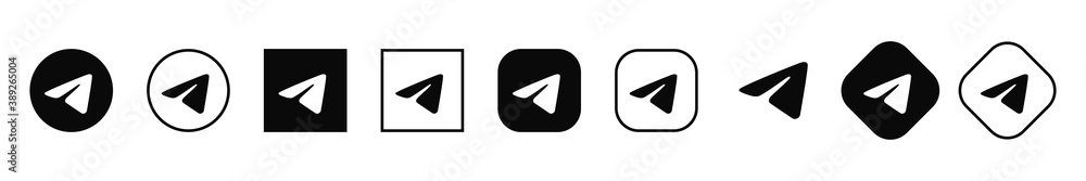 telegram set. telegram logo. telegram button. telegram icon. telegram ...