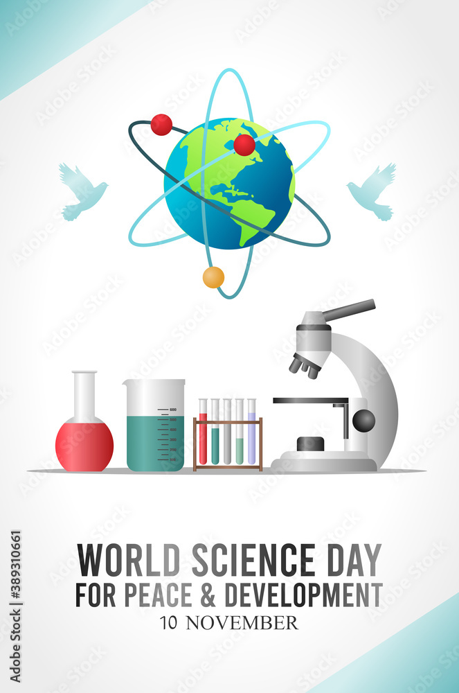 vector graphic of world science day good for world science day ...