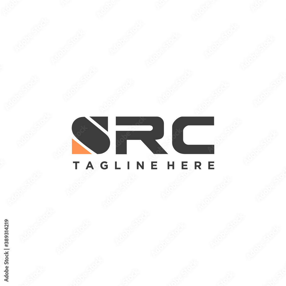 initial SRC logo design inspiration Stock Vector | Adobe Stock
