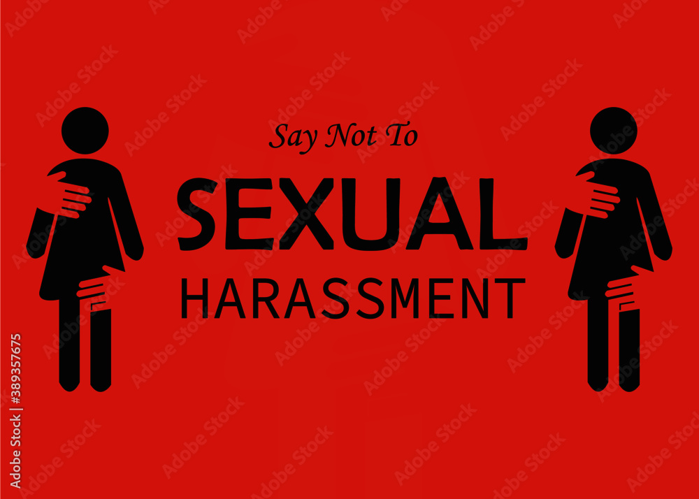 Young women is scared for sexual harassment from her boss in a business ...