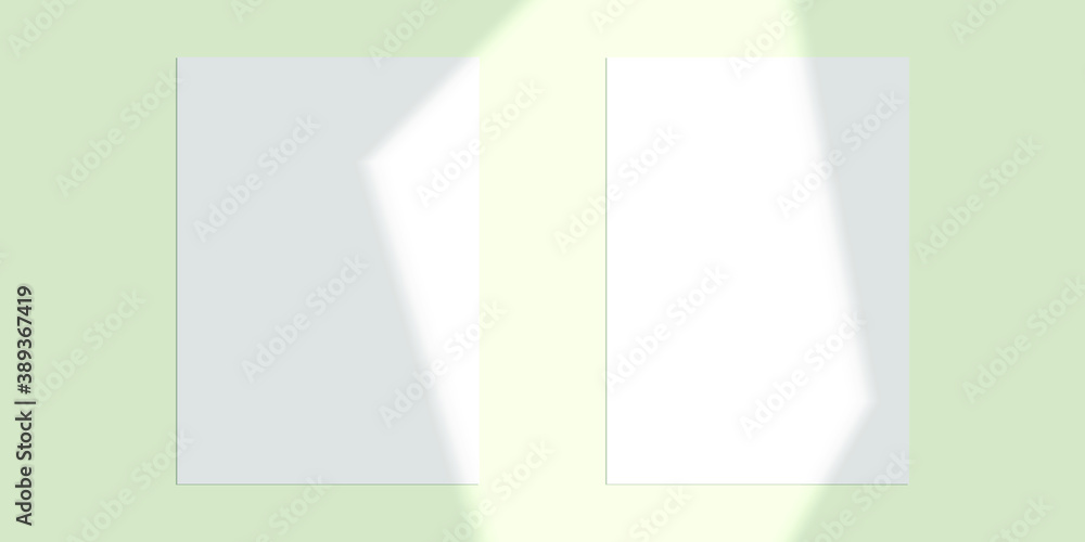 Vector shadow overlay effect. Transparent soft light and shadows from ...