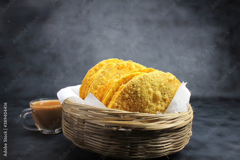 Besan Papdi or besan ke Papad is very popular deep fried tea time ...