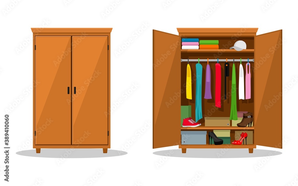 Empty Closet Clipart