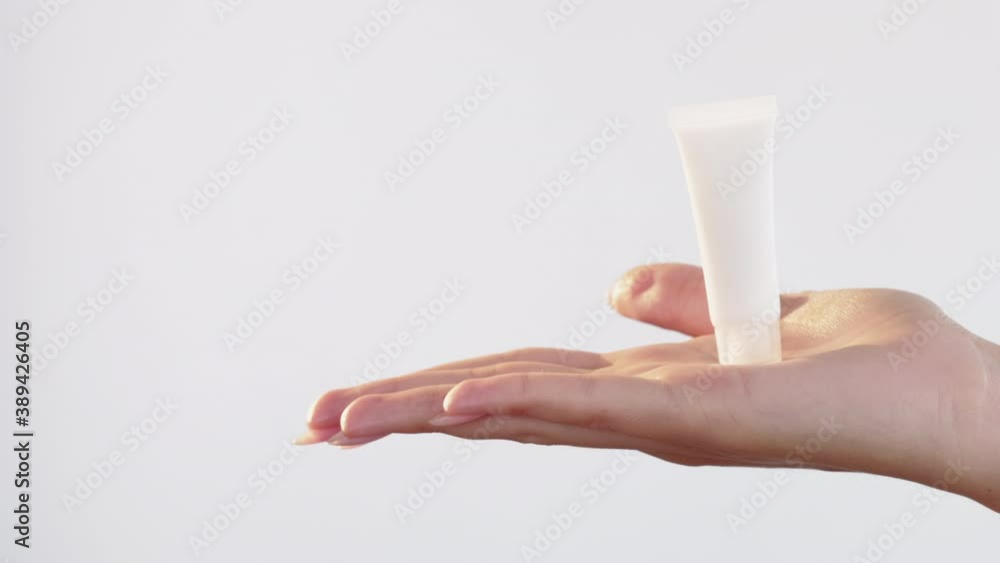 Skincare product advertising. Body treatment. Hygiene beauty. Minimal ...