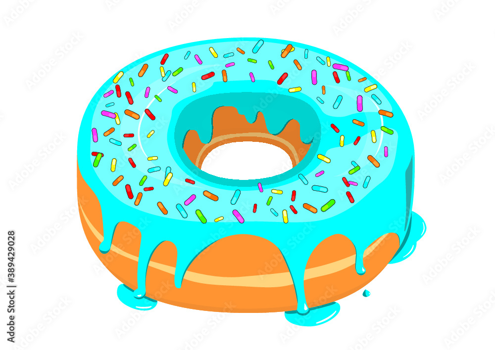 Blue Sprinkles Clipart