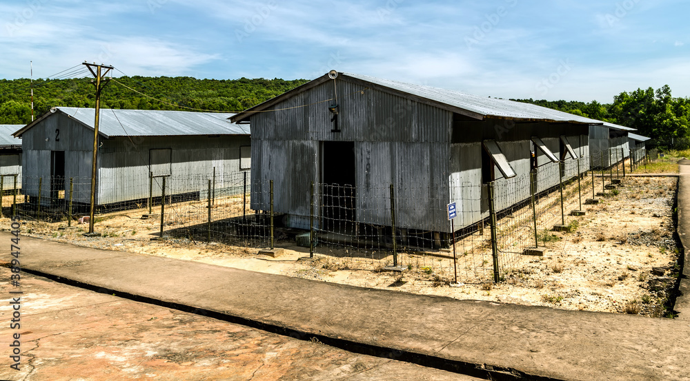 Coconut Prison Phu Quoc Island Vietnam War museum. Phu Quoc, Vietnam ...