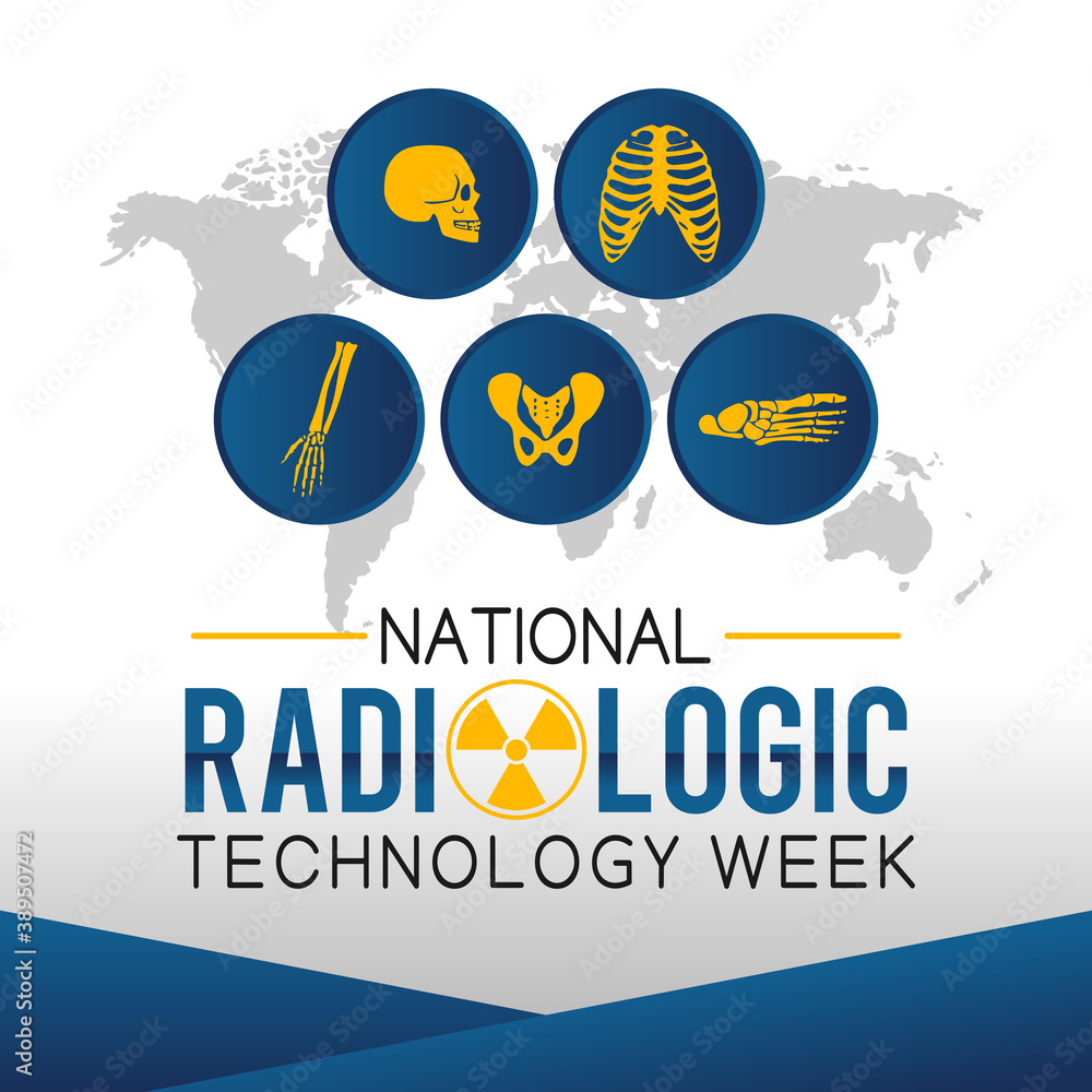 vector graphic of national radiologic technology week good for national ...