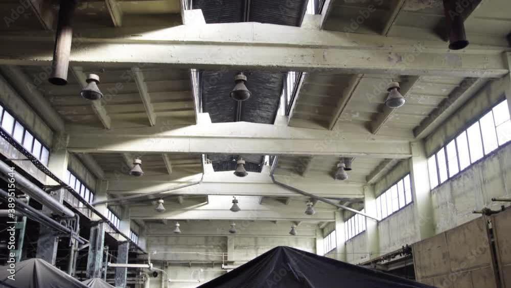 old factory with mess messy industrial ambience post apocalyptic view ...