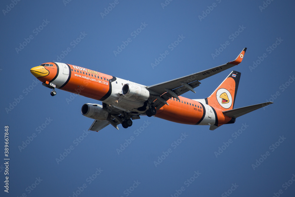 HS-DBJ Boeing 737-800 with winglet of NokAir Stock Photo | Adobe Stock