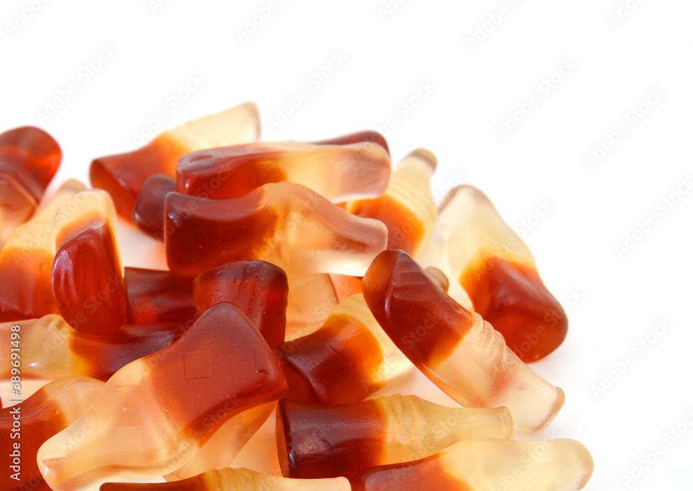 Happy Cola, Haribo candy,. cola flavored gummy sweet in the shape of ...