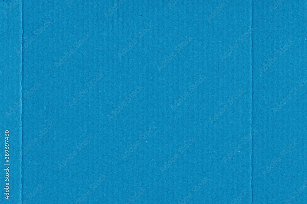 A blue vintage rough sheet of carton. Recycled environmentally friendly ...