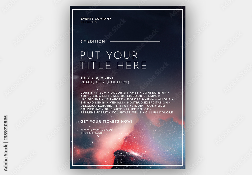 Poster Layout Stock Template | Adobe Stock