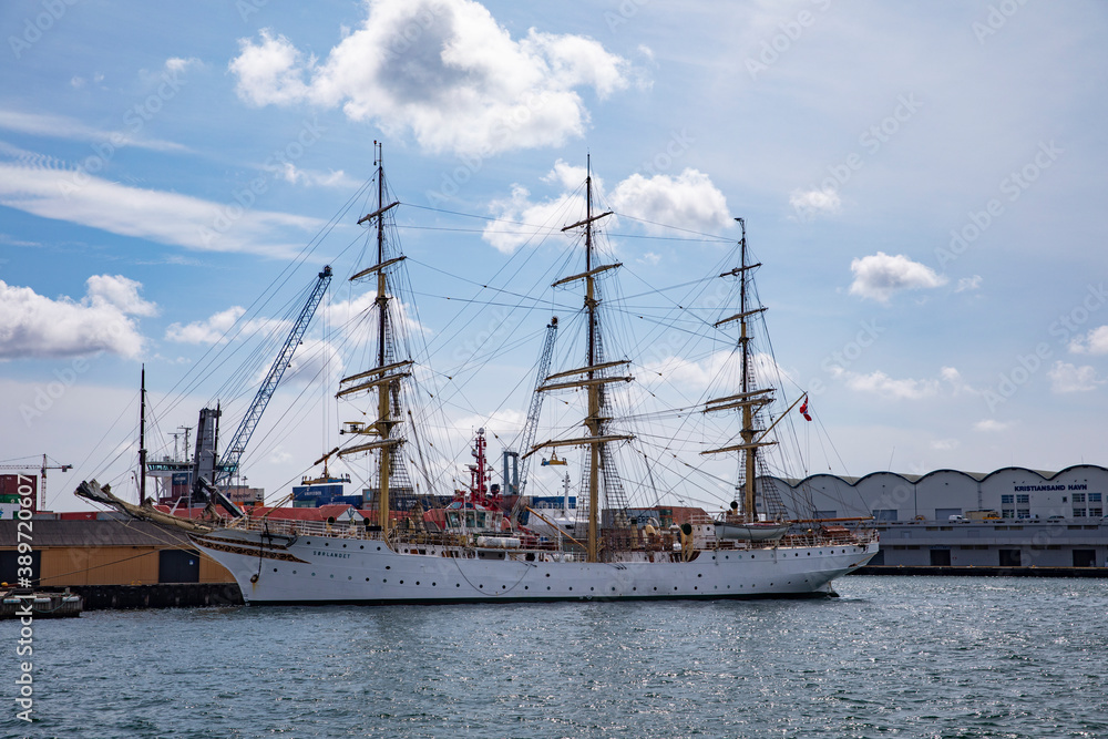 The full rig SS Sørlandet is the world's oldest operational full rig ...