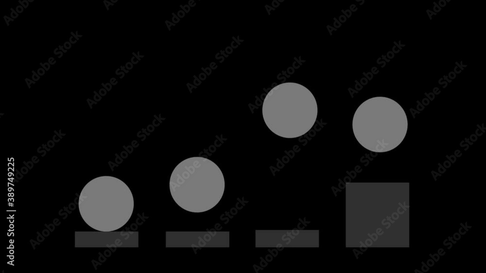 Rising And Falling Bars With Bouncing Balls - Loading Screen Animation ...