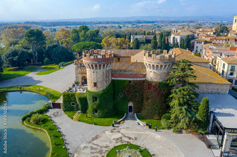The Peralada castle is located in Peralada Spain. It was originally ...