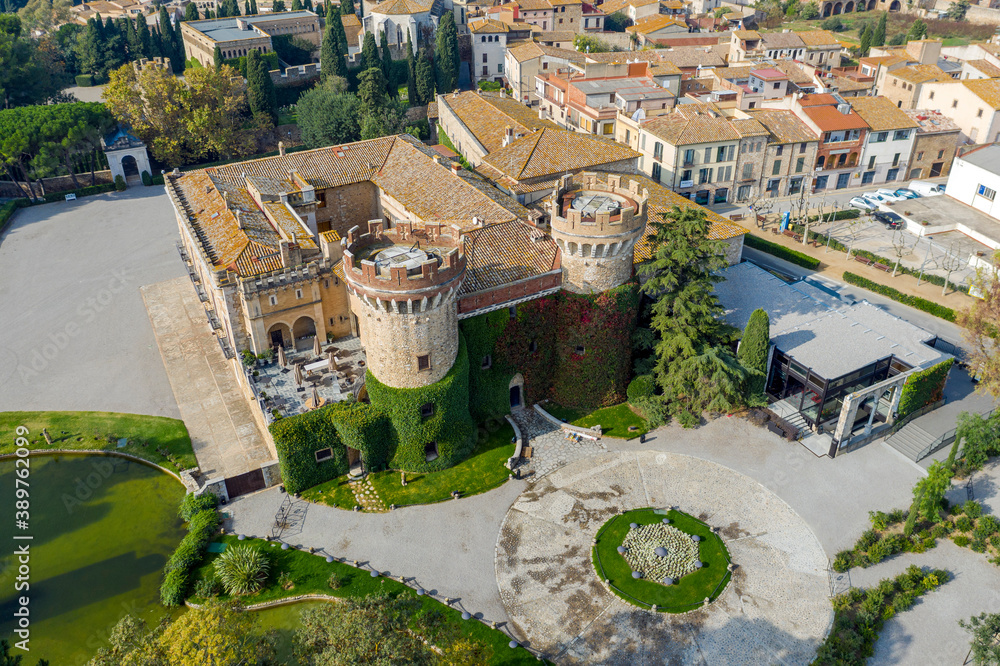 The Peralada castle is located in Peralada Spain. It was originally ...
