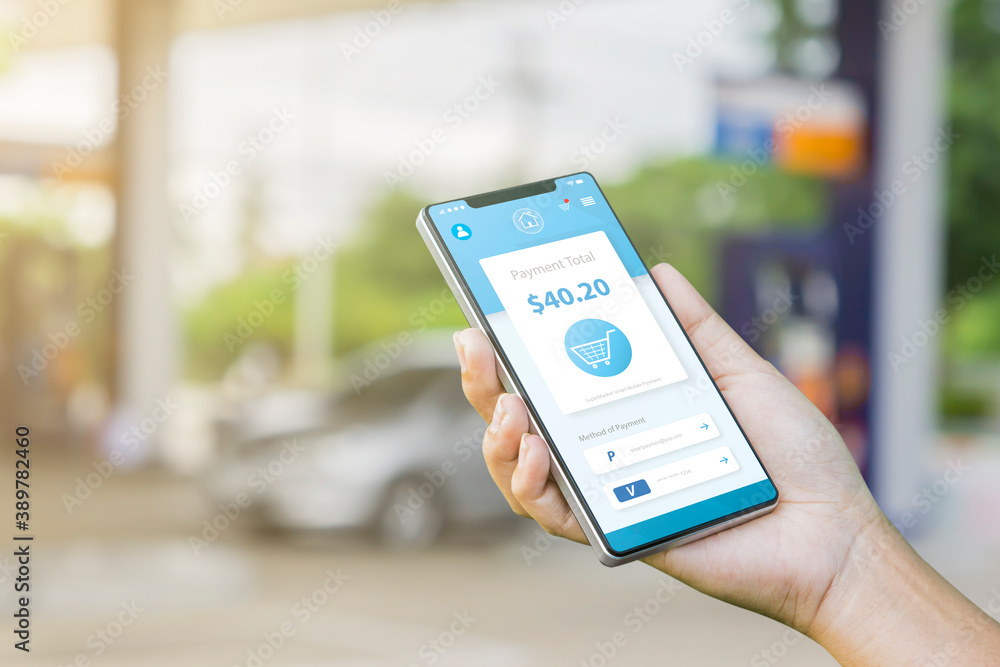 Online smart payment devices technology using mobile smartphone and ...