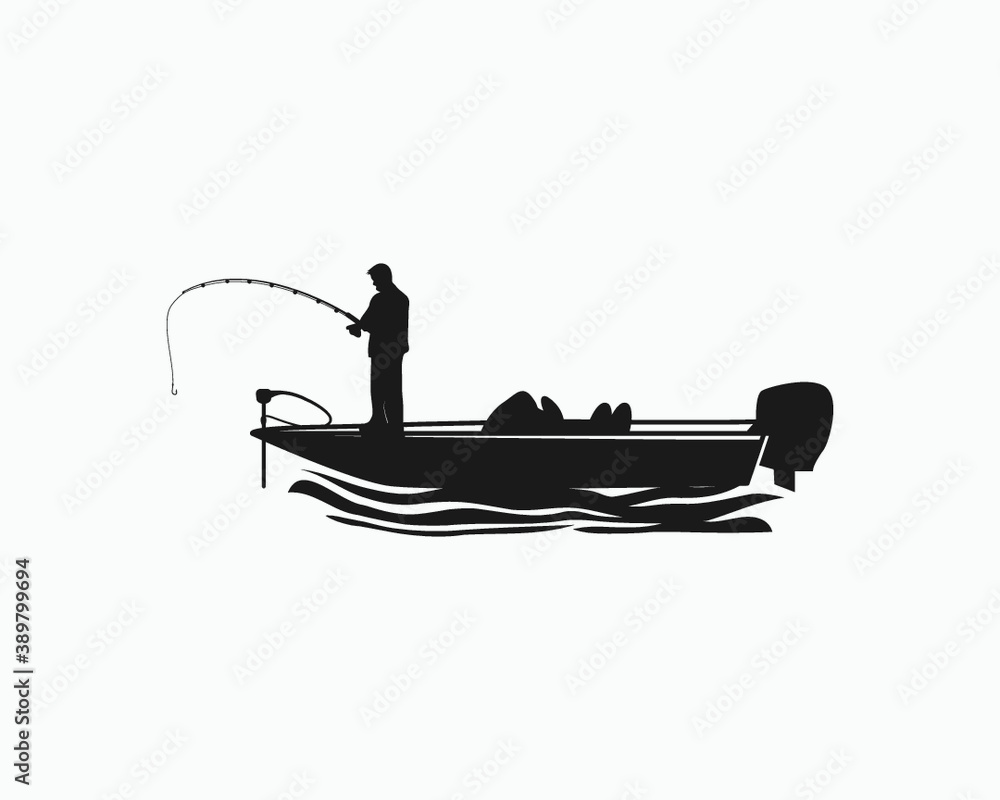 Bass Boat Vector