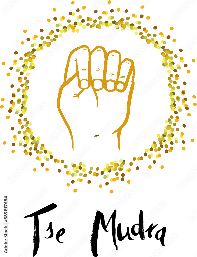 The mudra of the three secrets (tse mudra) - mudra is designed to ...