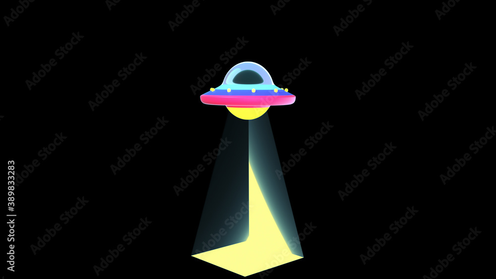 Ufo Beam Cartoon