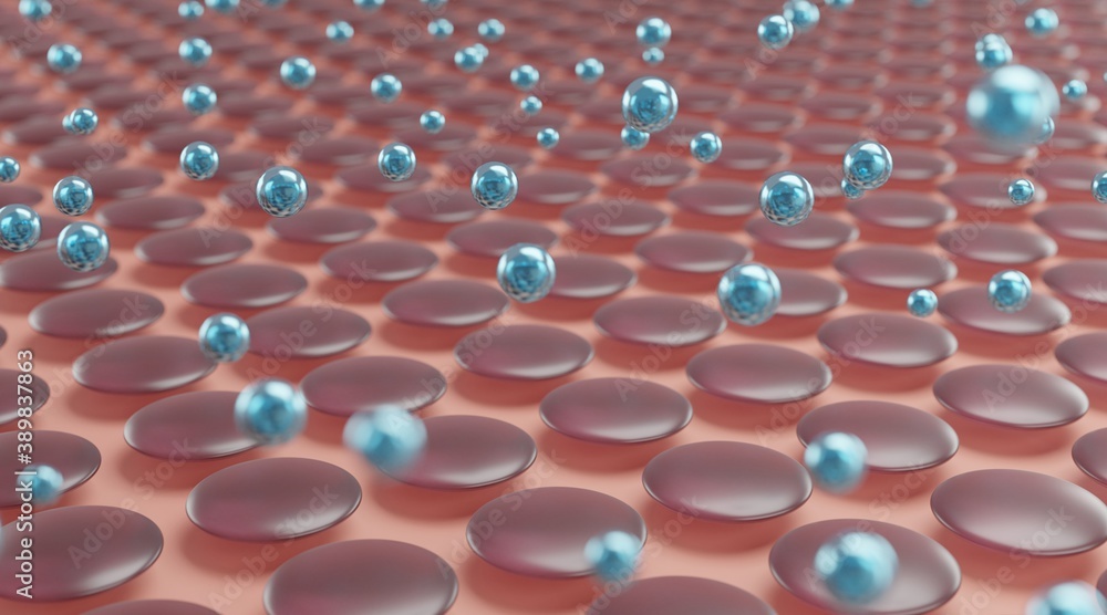 Animation serum through the skin layer and reduce up saggy skin of the ...