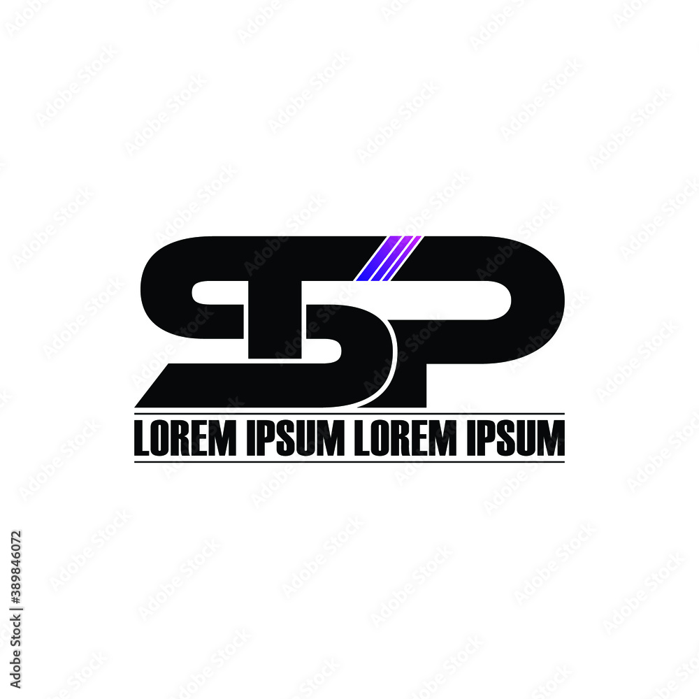 STP letter monogram logo design vector Stock Vector | Adobe Stock