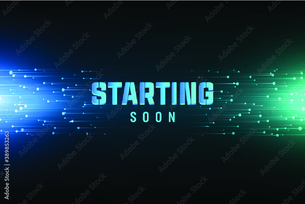 Twitch Starting soon Screen-Twitch overlays design Stock Vector | Adobe ...