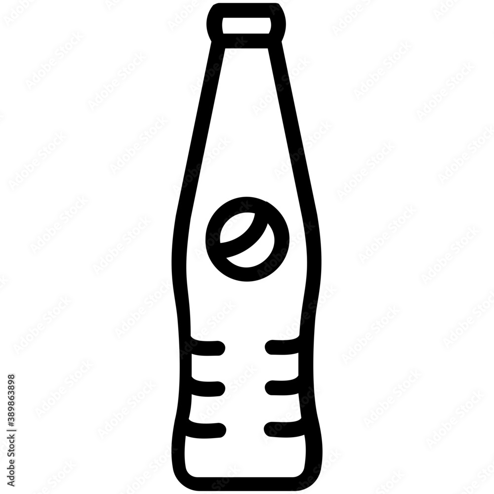 Pepsi Glass Bottle Vector