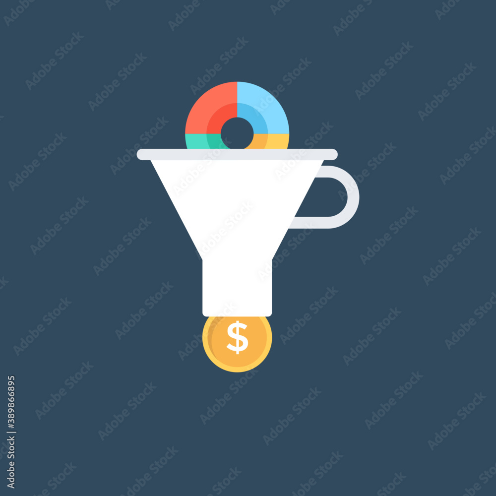 Sales funnel, also called a purchase funnel, is the visual ...