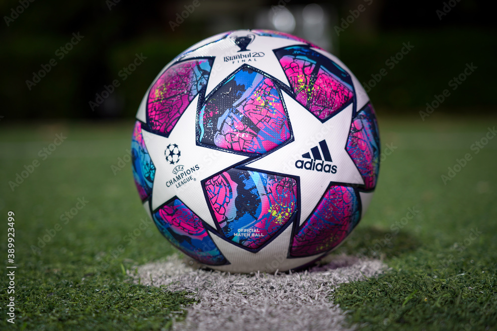 Bangkok / Thailand - Feb 2020 : Adidas launch "Finale UCL Istanbul 20 ...