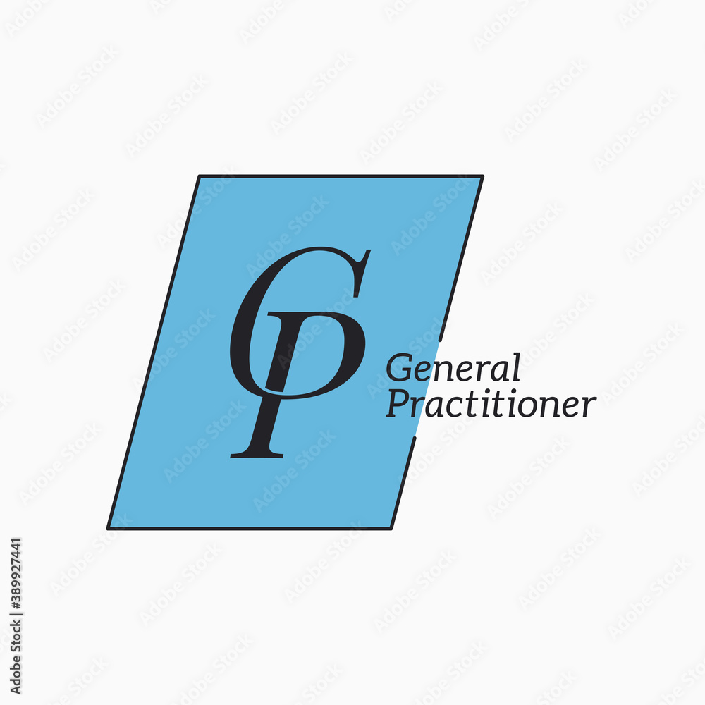 GP logo with letter G and letter P on white Stock Vector | Adobe Stock