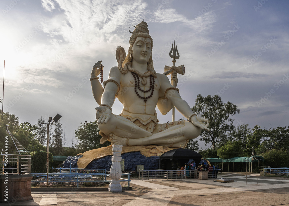 The Lord Shiva Statue is an 85 feet tall statue of Lord Shiva that was ...