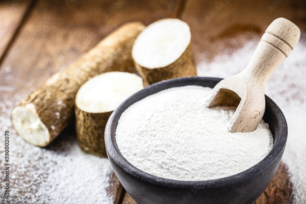 clay pot handmade with cassava flour, Brazilian cassava flour, called ...