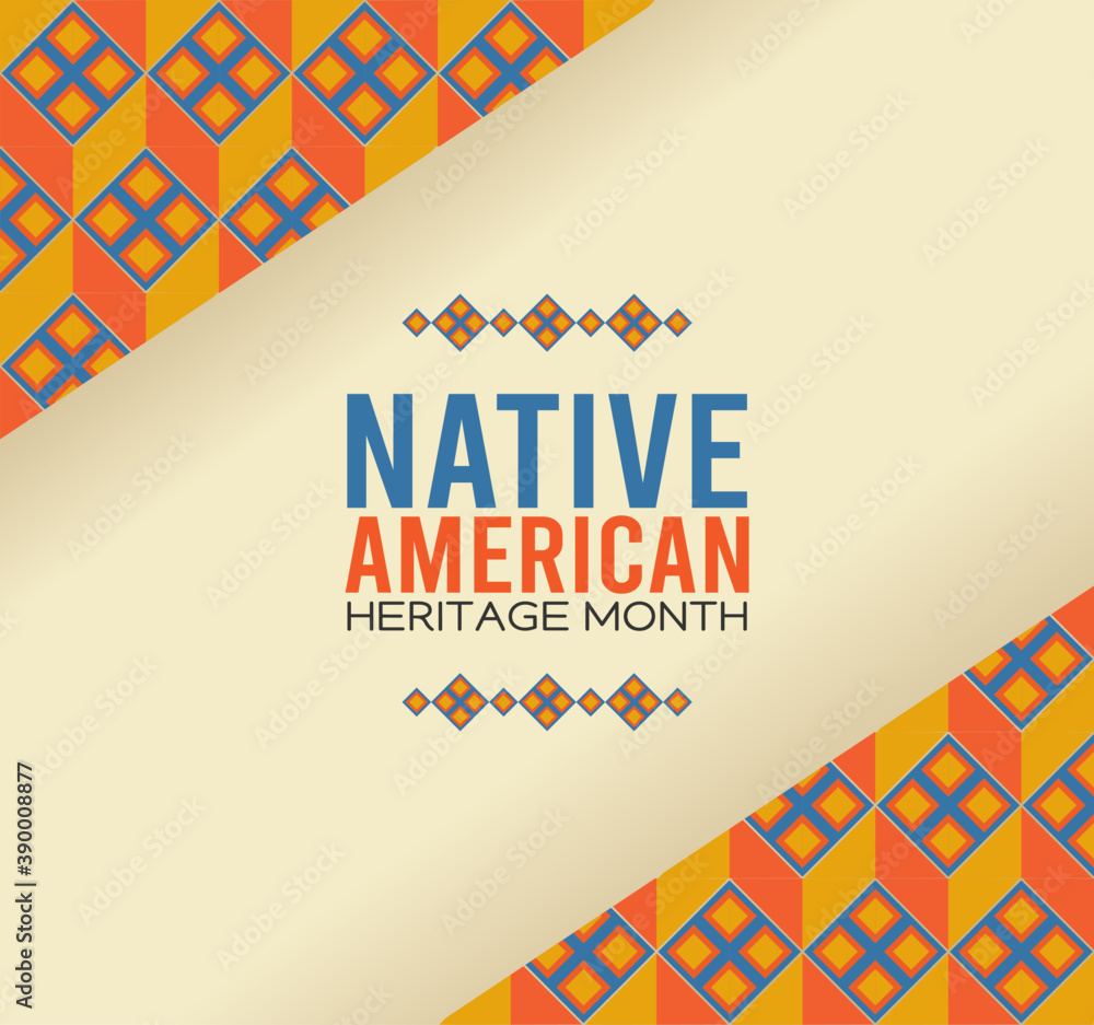 vector graphic of native american heritage month good for native ...