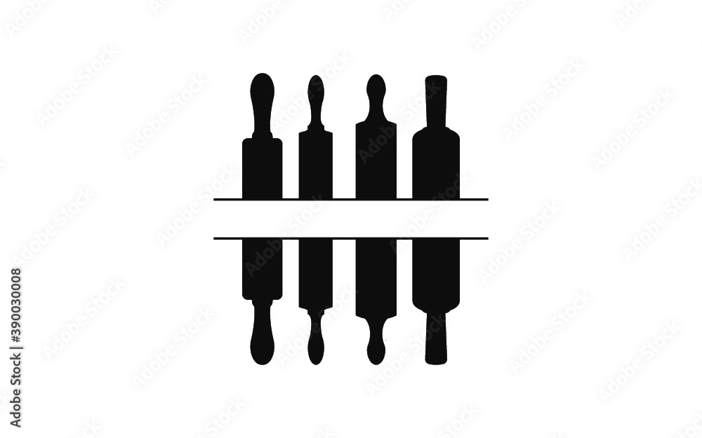 Rolling Pin icon, Rolling Pin clipart, Rolling Pin SVG, Kitchen SVG ...