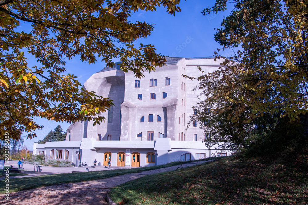 DORNACH, SWITZERLAND -25 October 2020. The Goetheanum is the world ...