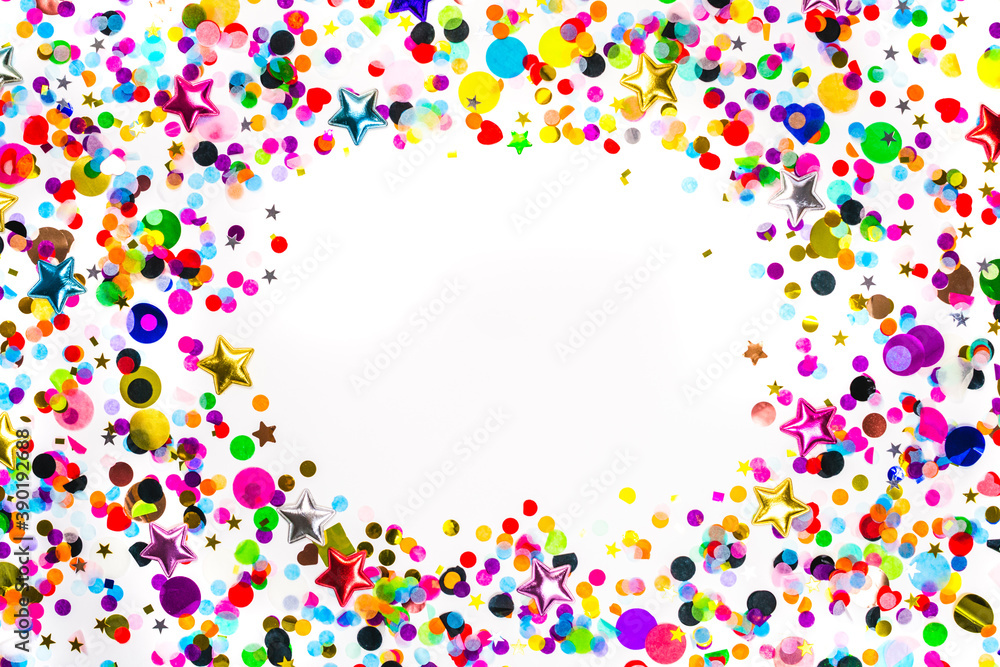Confetti Clipart Border