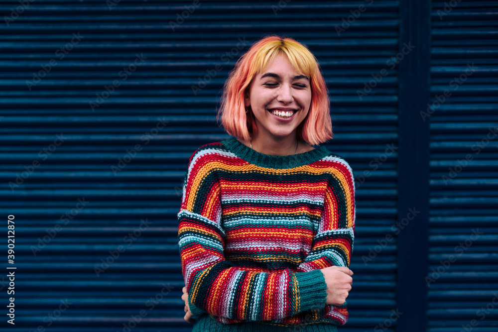 Cute Gen Z woman Stock Photo | Adobe Stock