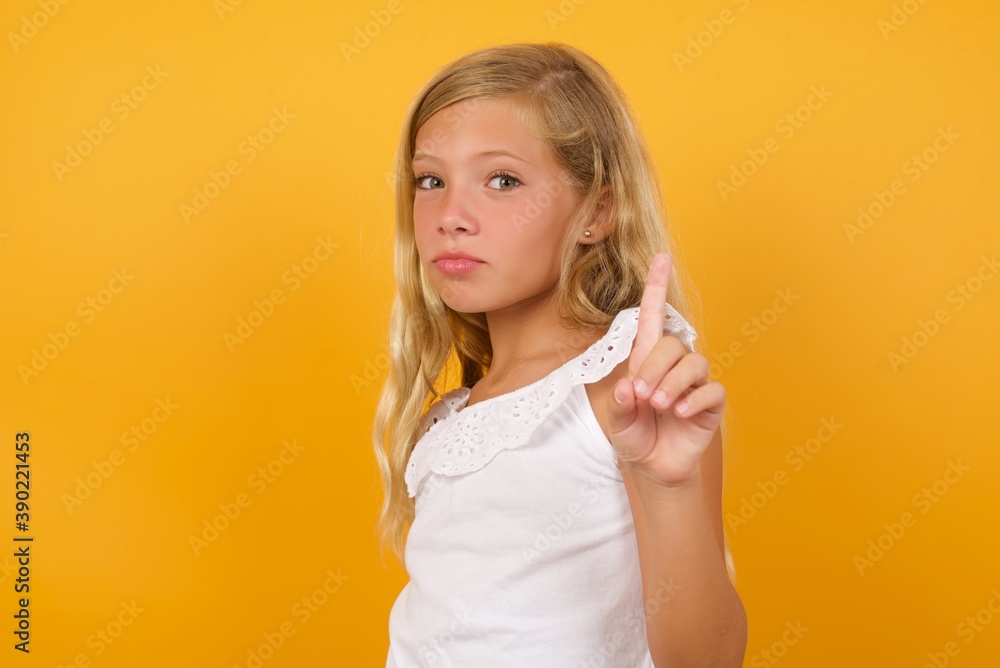 No sign gesture. Closeup portrait unhappy Beautiful Caucasian young ...