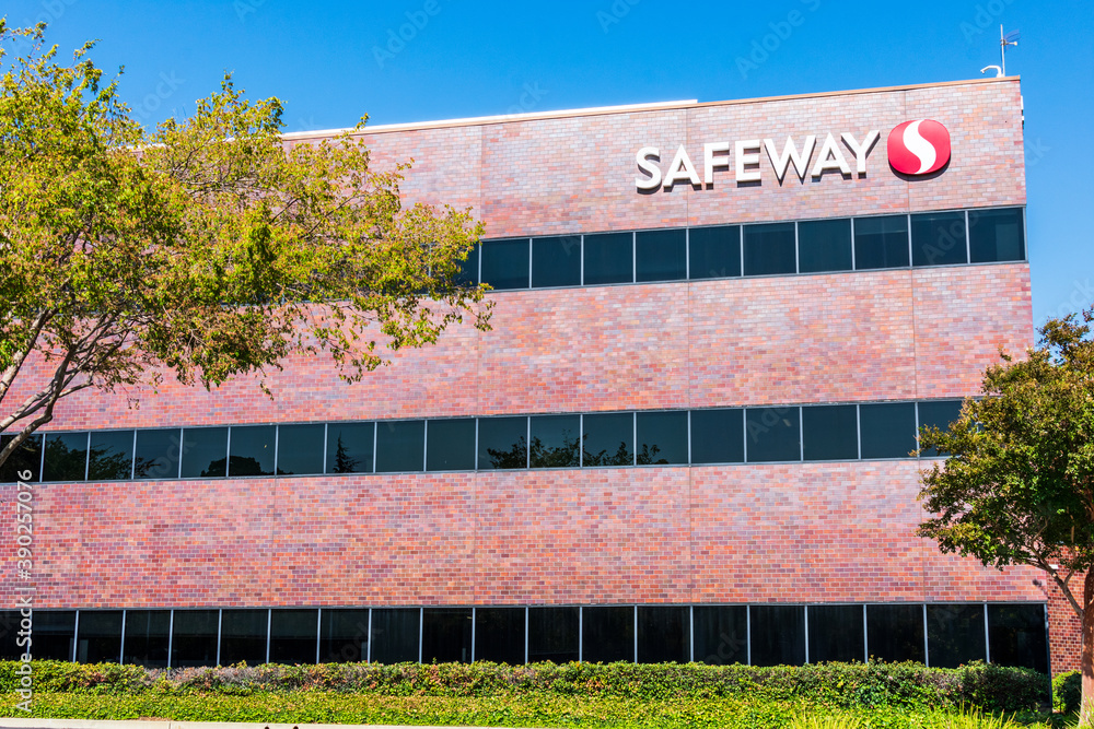 Safeway supermarket chain corporate headquarters building facade ...