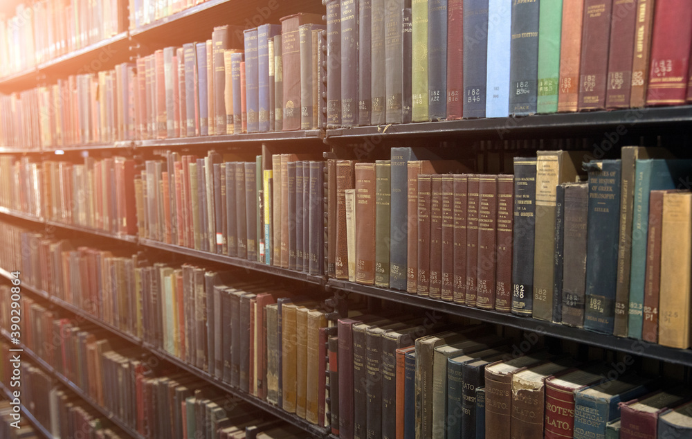 Antique old books collected in the History Library of Tsinghua ...