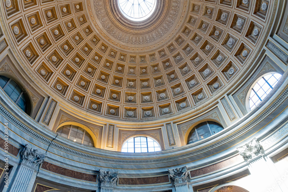 Fotografia do Stock: Ceiling with pattern and texture in the vatican ...