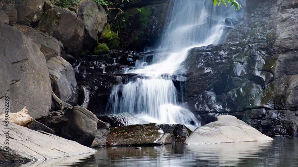 sera ella waterfall in riverston, sri lanka,situated in matale district ...