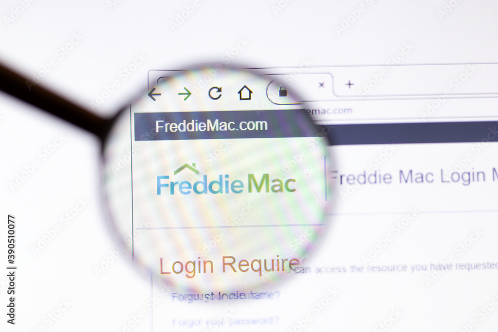 Los Angeles, California, USA - 15 March 2020: Freddie Mac icon on ...