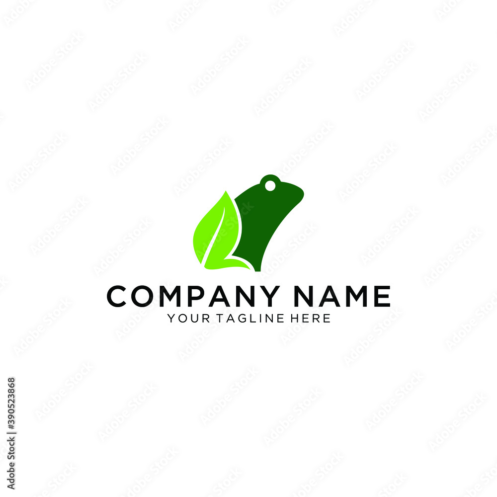A green frog logo with a leaf, inspired by the australian "Litoria ...