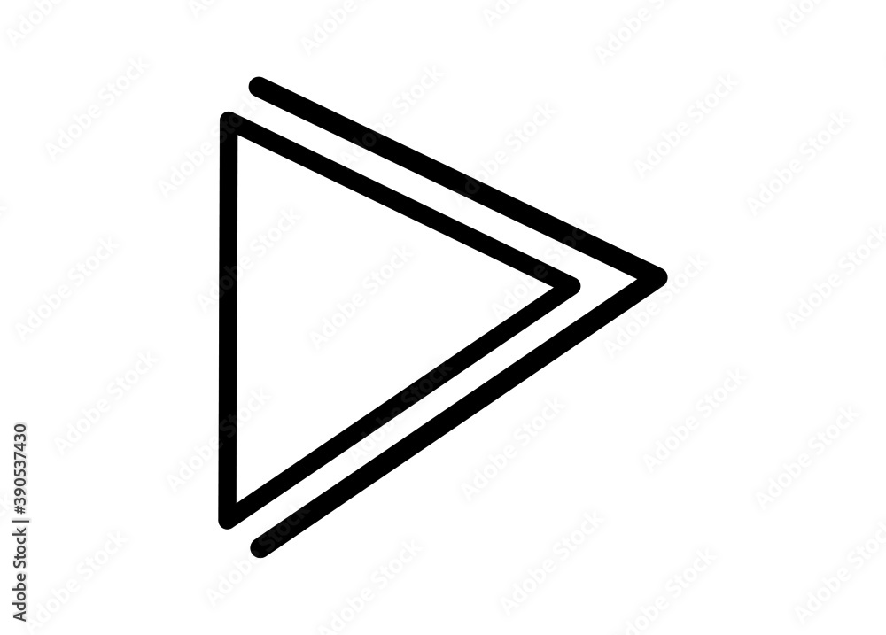 Next icon,vector illustration. Flat design style. vector next icon ...