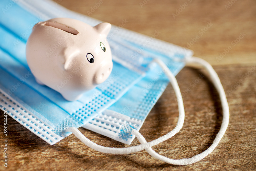 saving money - dangerous coronavirus Covid-19 virus - infection of 2019 ...